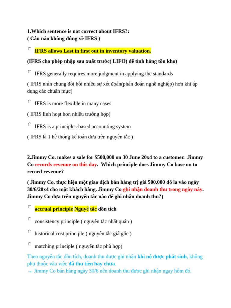 CHAPTER 1 | PDF | Fair Value | Depreciation