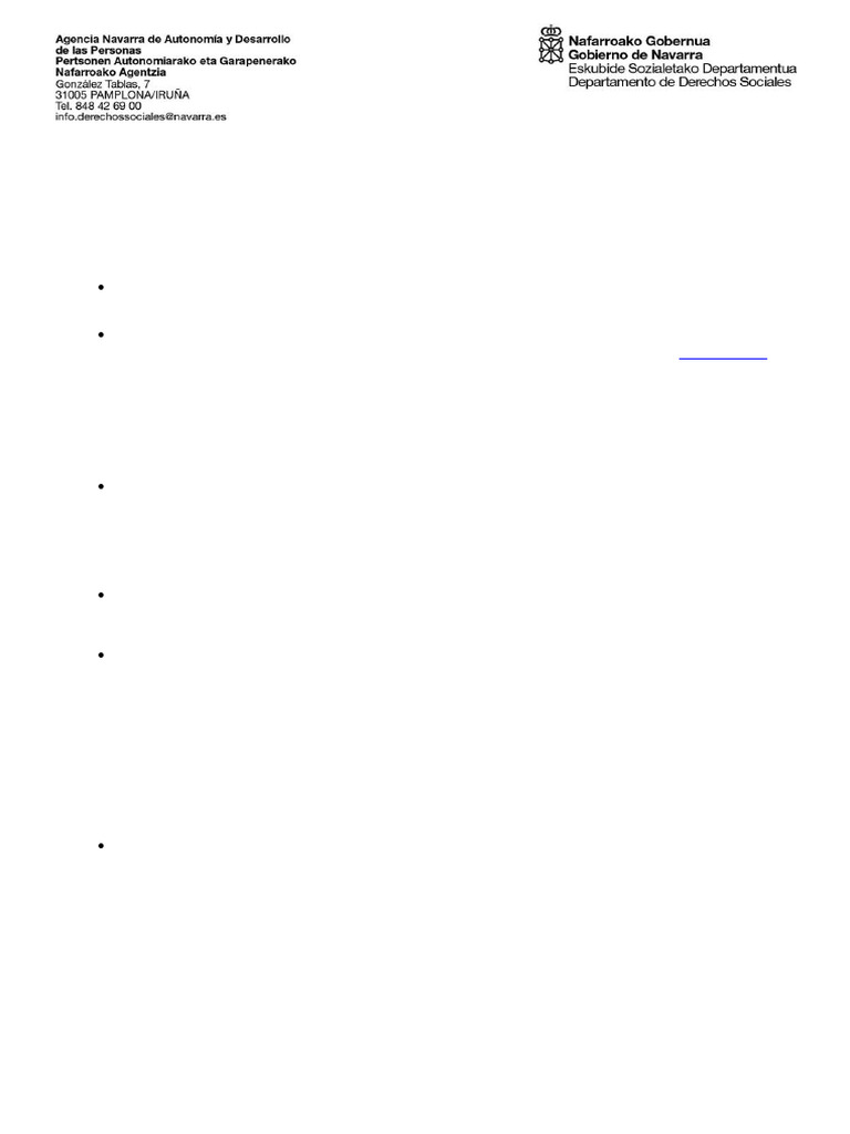 Requisitos Especificos Por Servicio Atencion Diurna - CAMBIADO | PDF