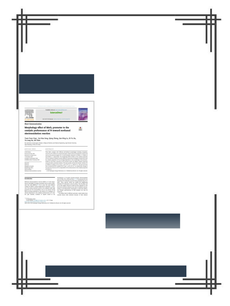Morphology effect of MnO2 promoter to the catalytic performance of Pt ...