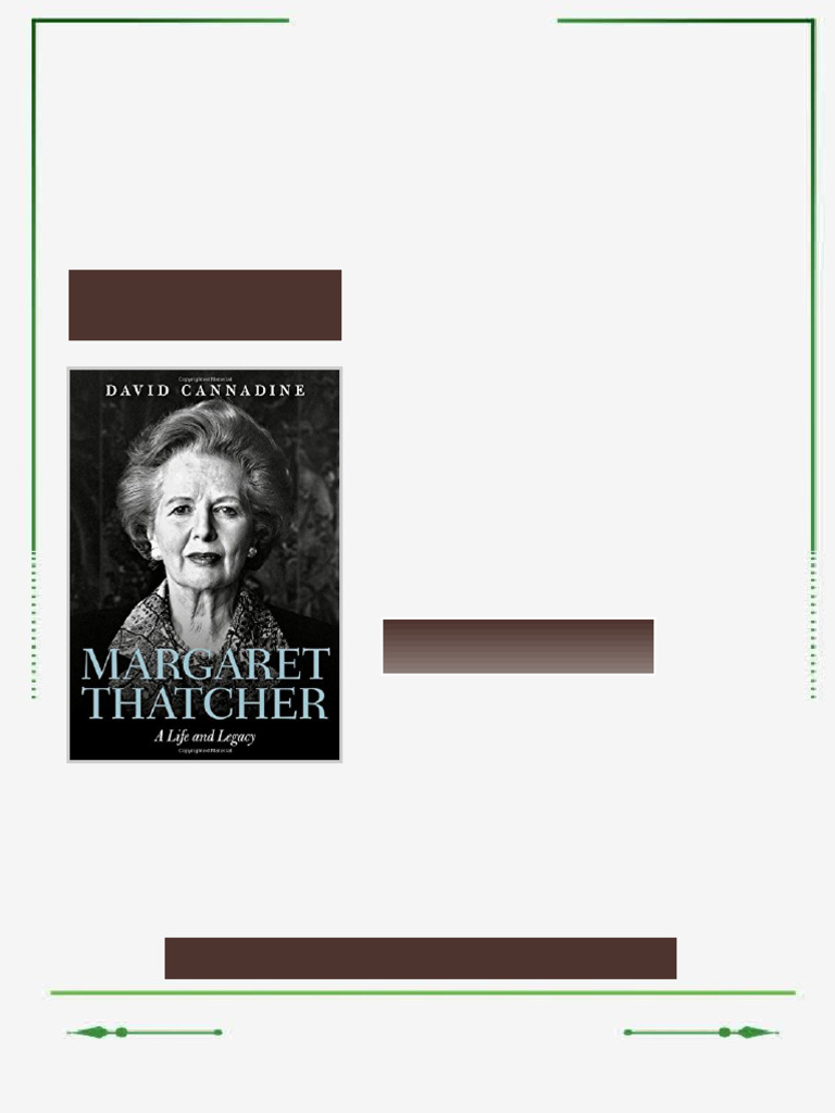 Margaret Thatcher : a life and legacy Cannadine eBook authorâ€™s ...