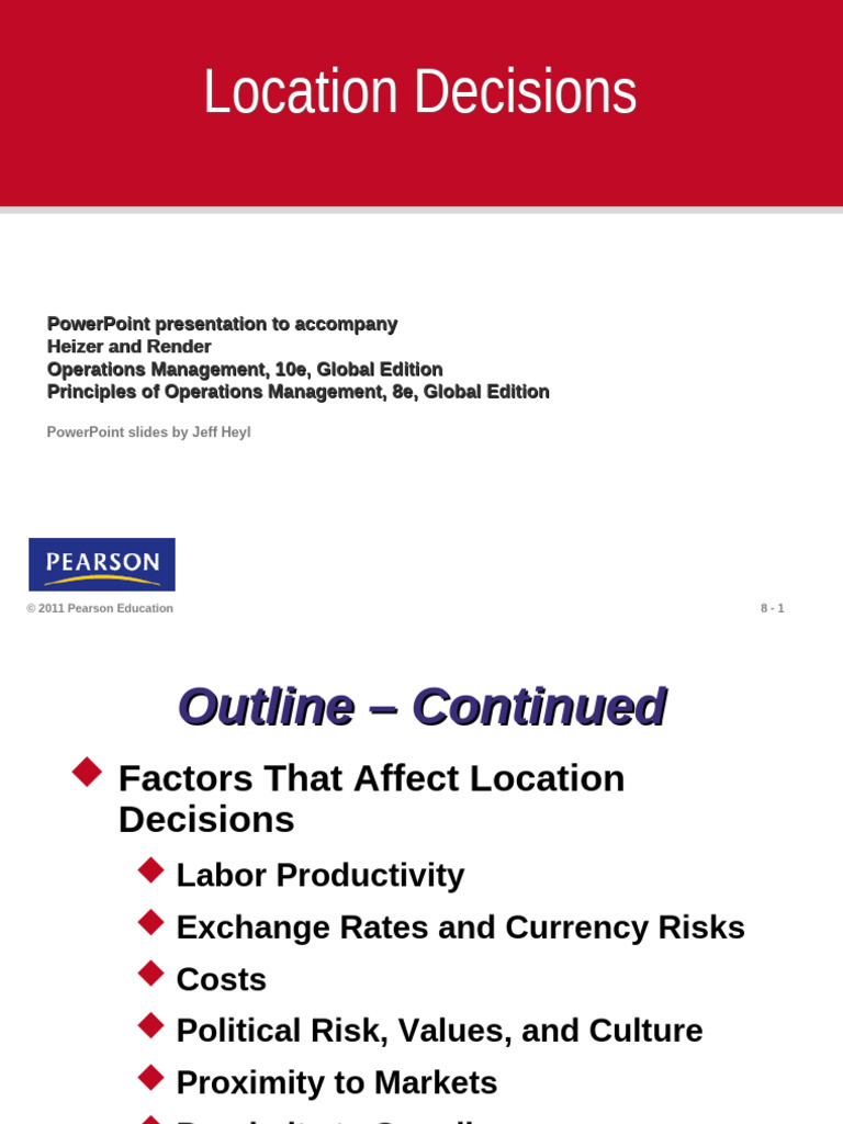 Key Factors in Location Decisions | PDF | Geographic Information System ...