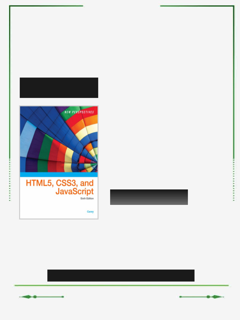 New Perspectives on HTML5, CSS3, and JavaScript 6th Edition Patric Carey eBook course-ready pdf ...