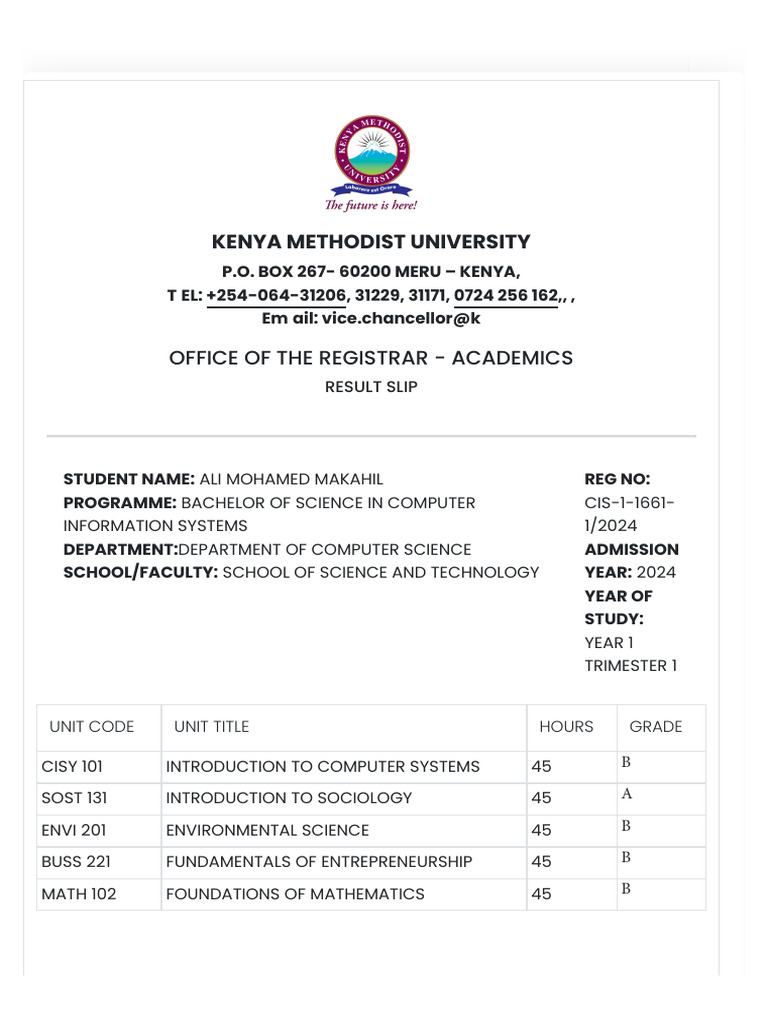 Kenya Methodist University | PDF | Inquiry | Science