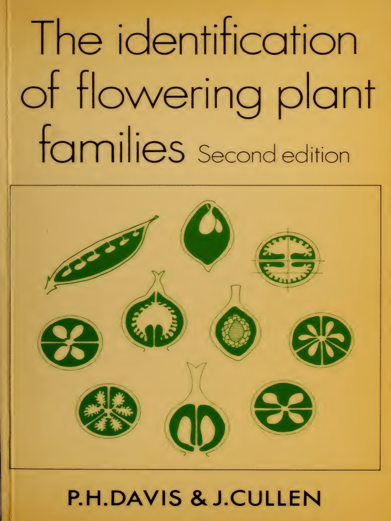 The identification of flowering plant families, including a -- P_ H ...