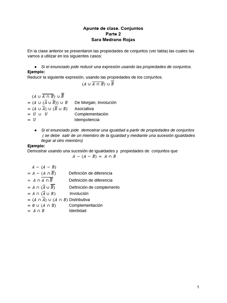 TPI.apunte de Clase.conjuntos. Parte 2.2024-1 | PDF | Prueba matemática ...