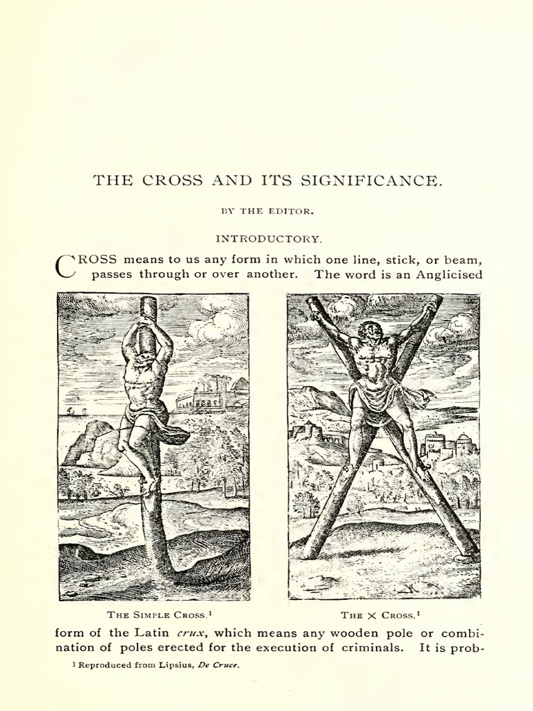 The Cross and Its Significance | PDF