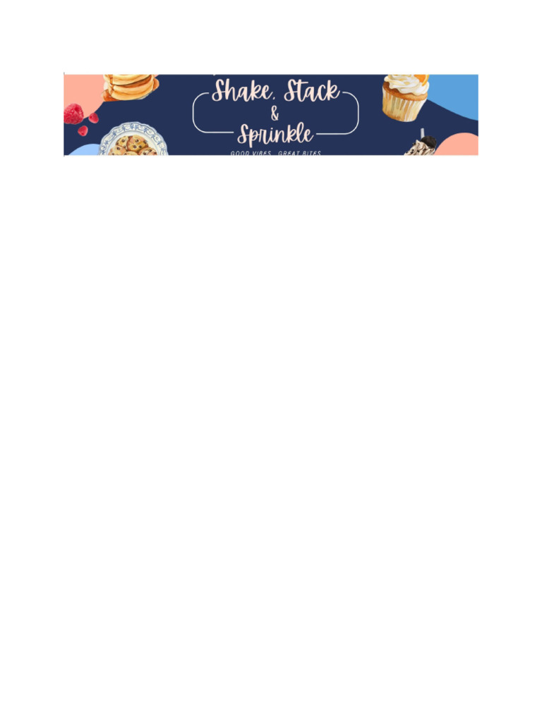 Shake , Stack & Sprinkle | PDF