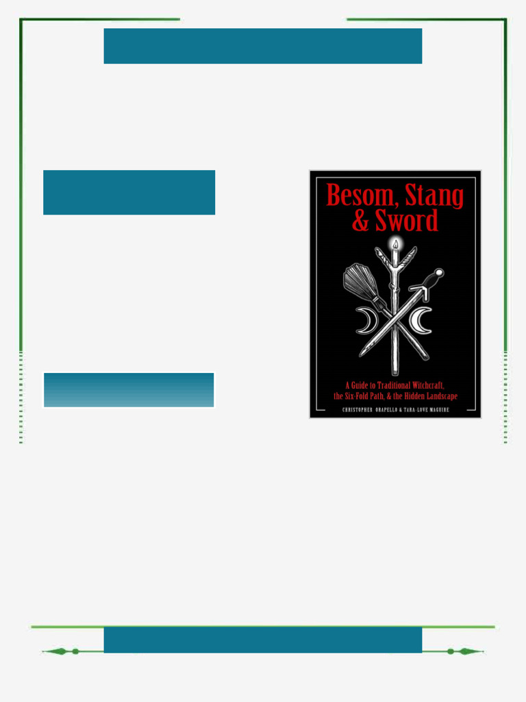 Besom Stang Sword Christopher Orapello Tara Love Maguire eBook updated ...