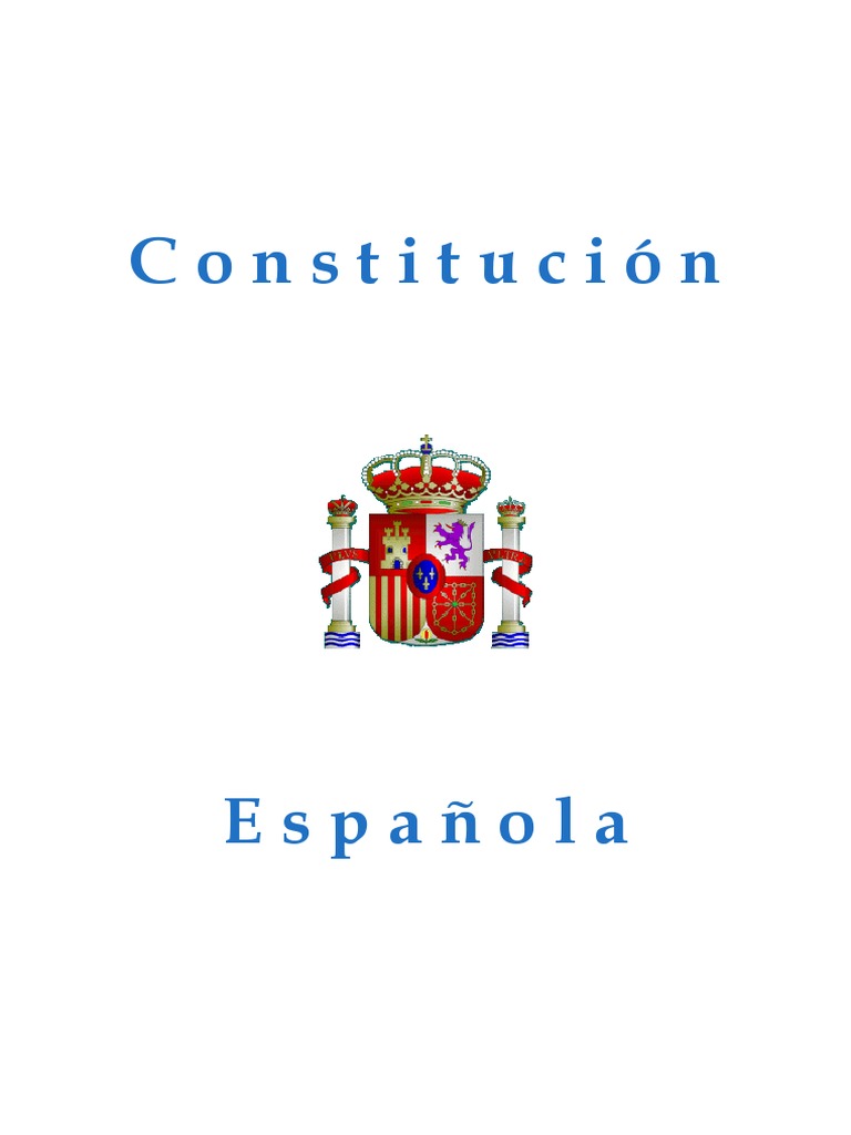 Constitucion Española | PDF