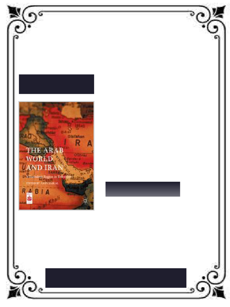 The Arab World and Iran: A Turbulent Region in Transition 1st Edition ...