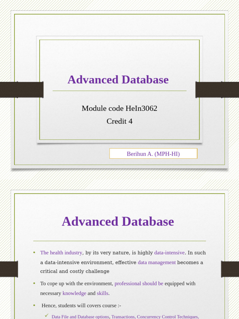 Chapter 1 - Data File and Database Options | PDF | Database Transaction ...