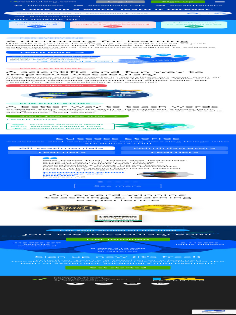 Learn Words - English Dictionary | PDF | Vocabulary | Cognitive Science