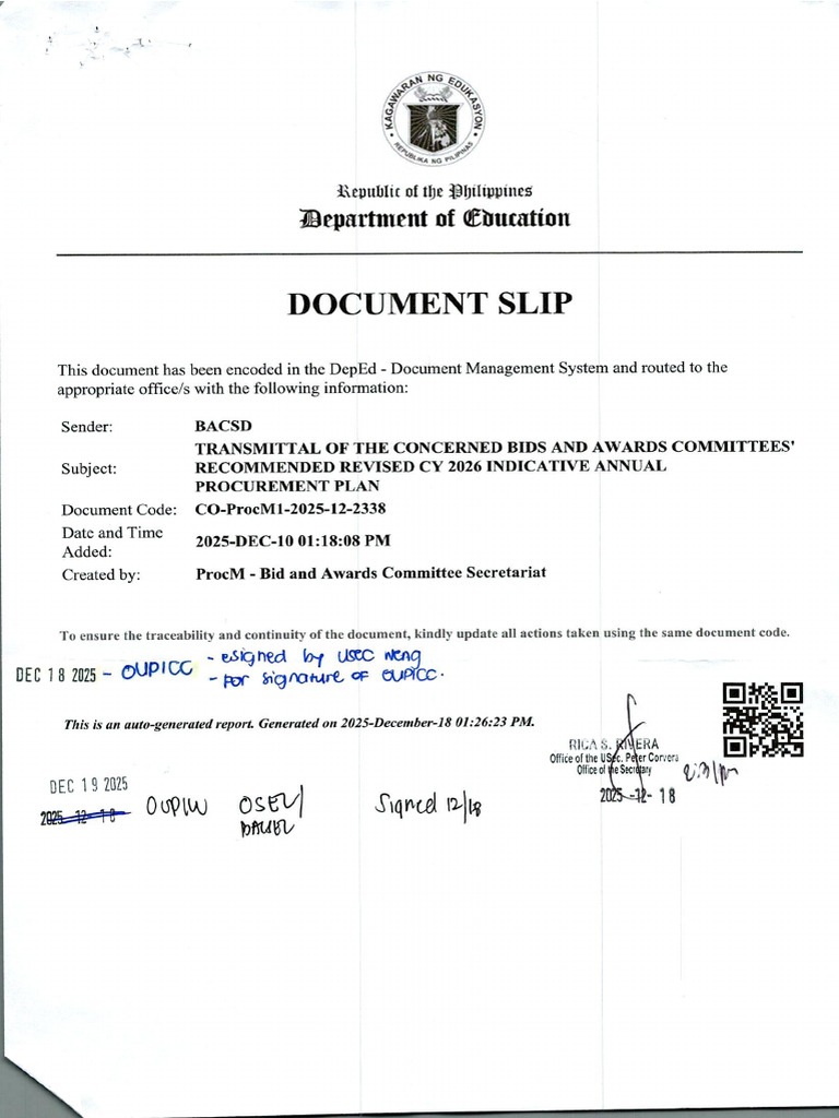 Approved CY 2026 Revised Indicative APP | PDF