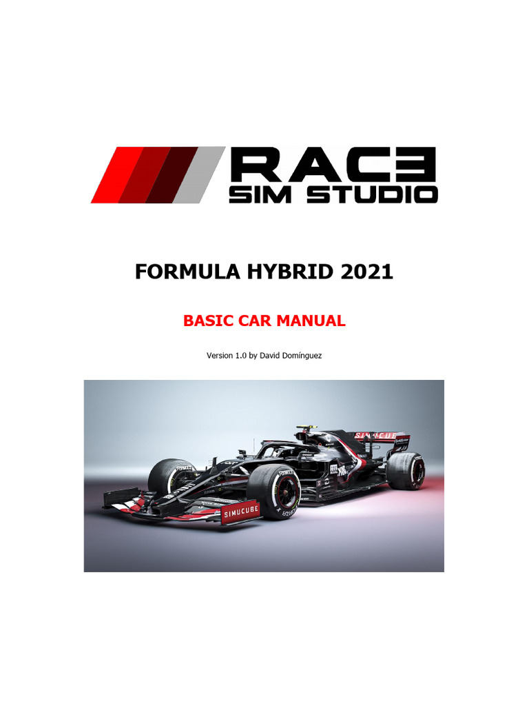 Formula Hybrid 2021 Car Setup Guide | PDF | Engines | Vehicles