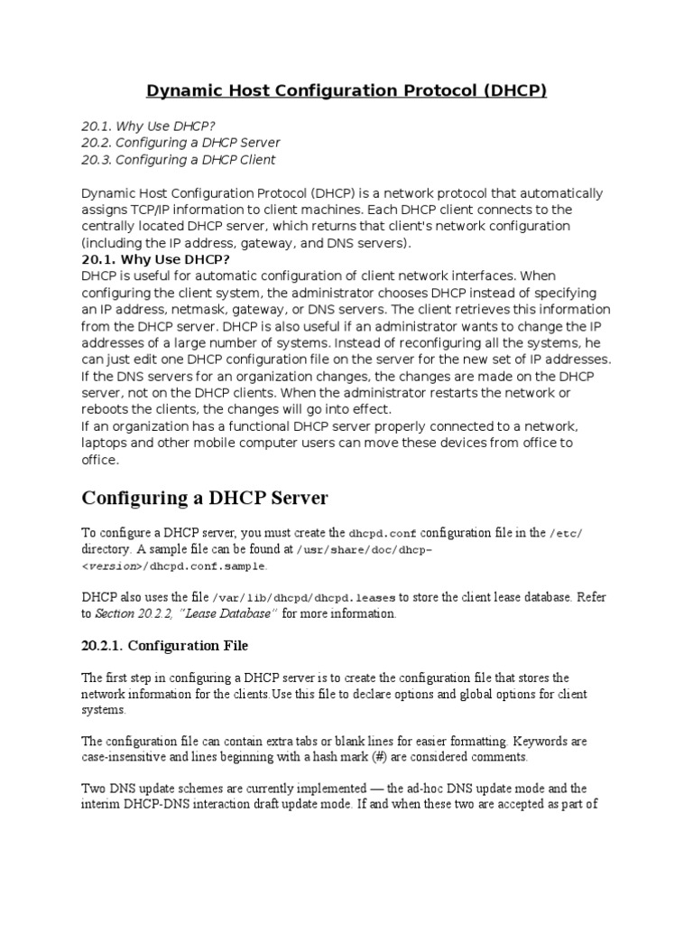 Dynamic Host Configuration Protocol Ip Address Port Computer