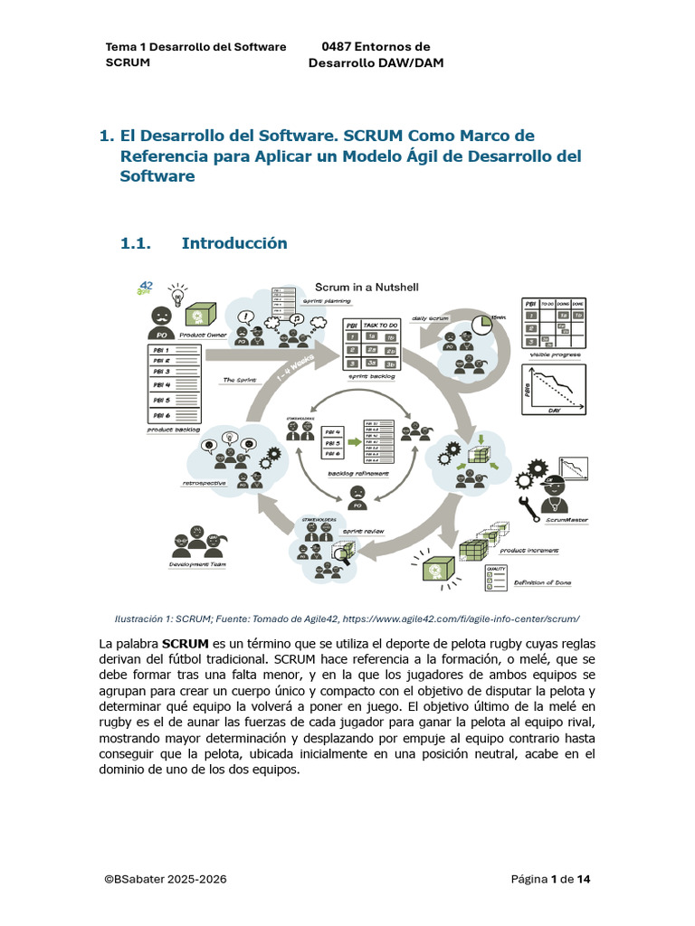 SCRUM: Guía para el Desarrollo Ágil | PDF | Scrum (desarrollo de ...