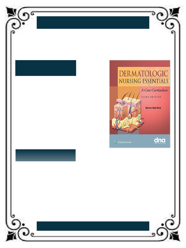 Dermatologic Nursing Essentials A Core Curriculum 3rd Edition Dr ...