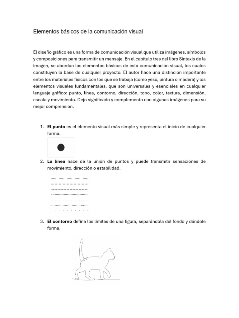 Elementos Básicos de La Comunicación Visual | PDF | Diseño | Comunicación