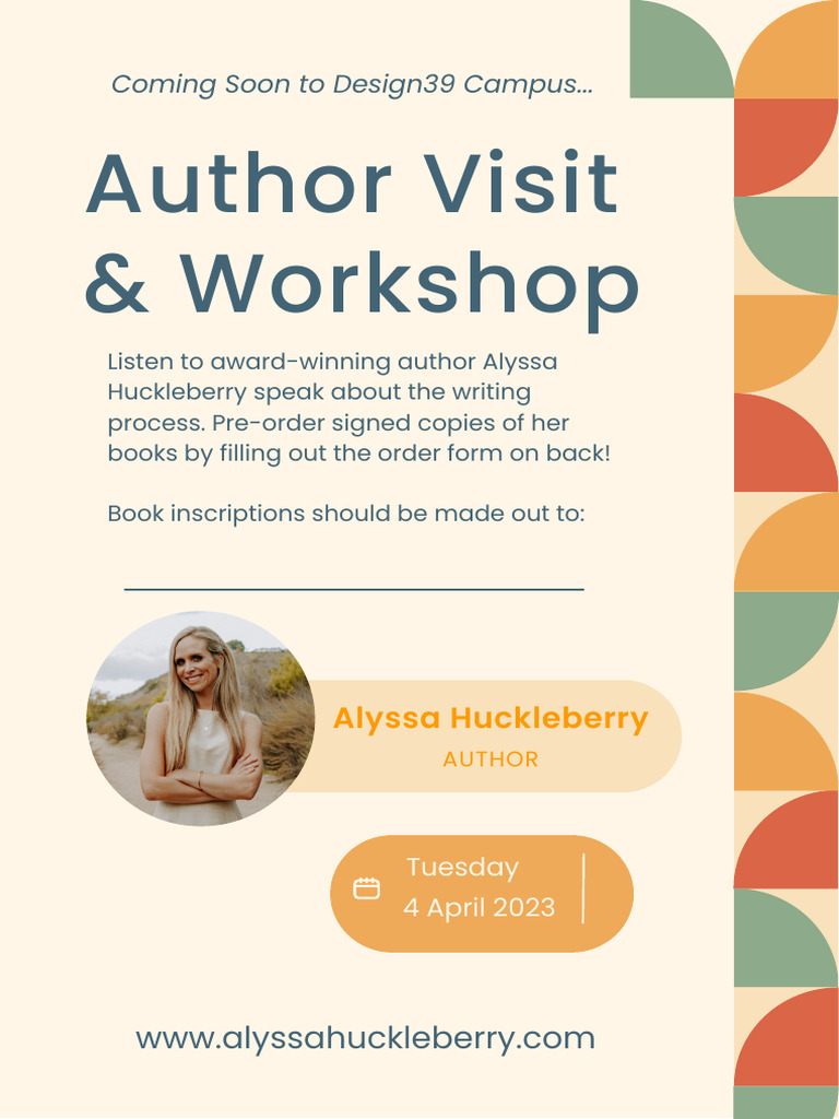 Alyssa Huckleberry Author Workshop | PDF