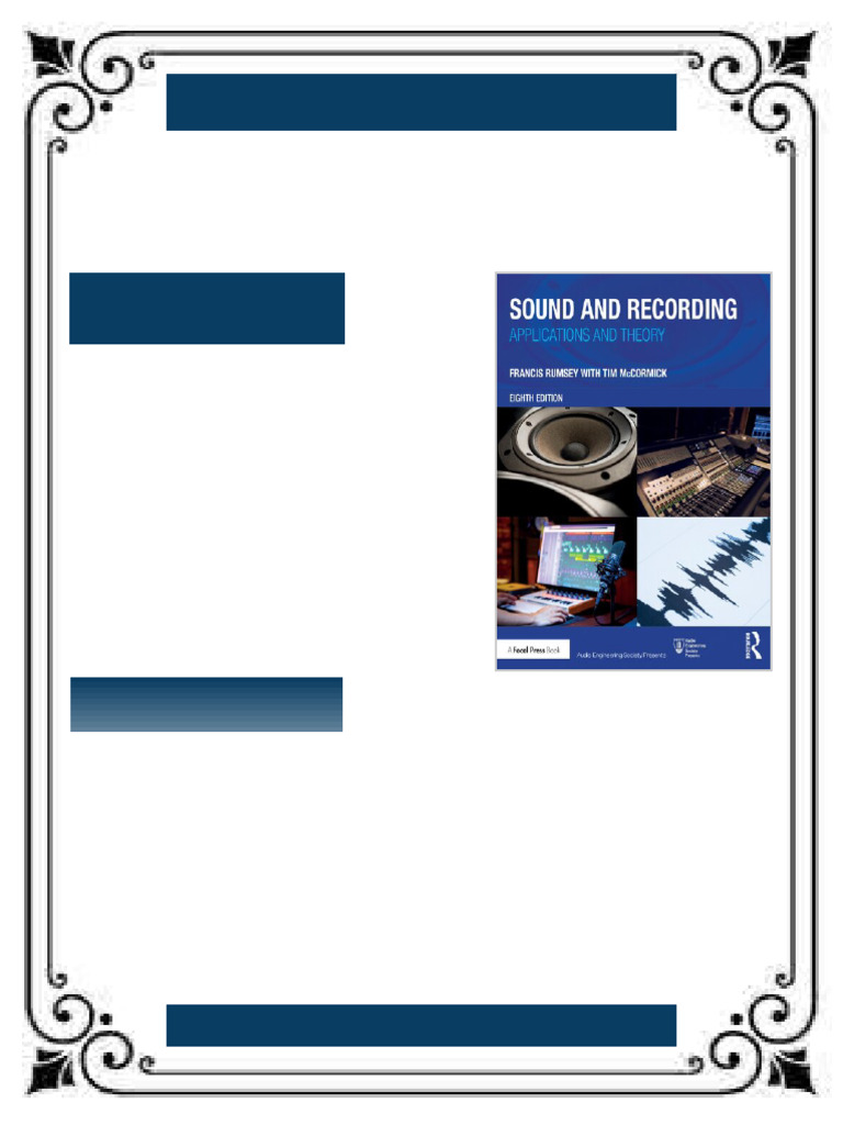 Sound and Recording: Applications and Theory (Audio Engineering Society ...