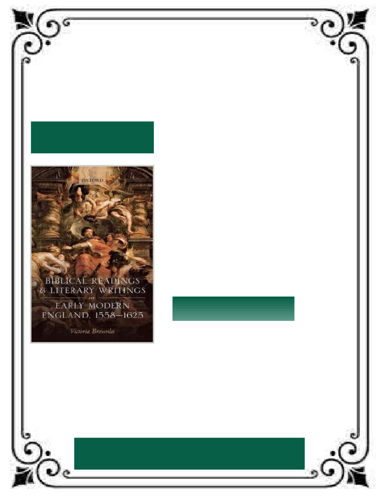 Biblical Readings and Literary Writings in Early Modern England, 1558 ...