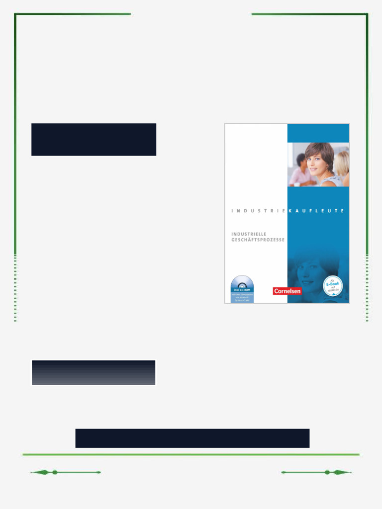 Industriekaufleute Jahrgangsübergreifend Industrielle Geschäftsprozesse ...