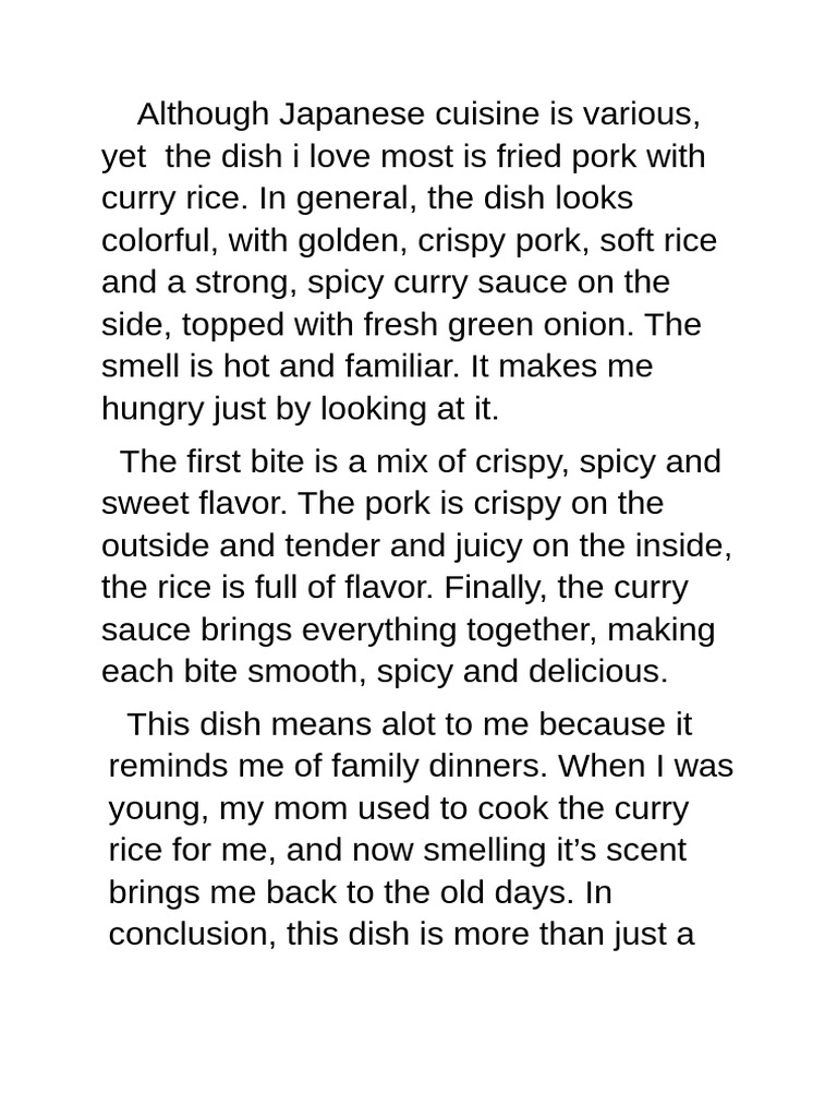 Favorite Dish | PDF