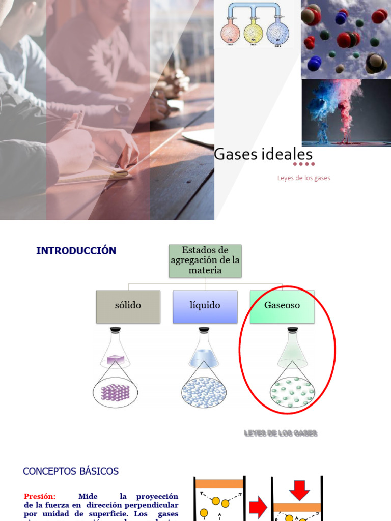 Leyes de los Gases Ideales y Ejemplos | PDF | Gases | Mole (Unidad)