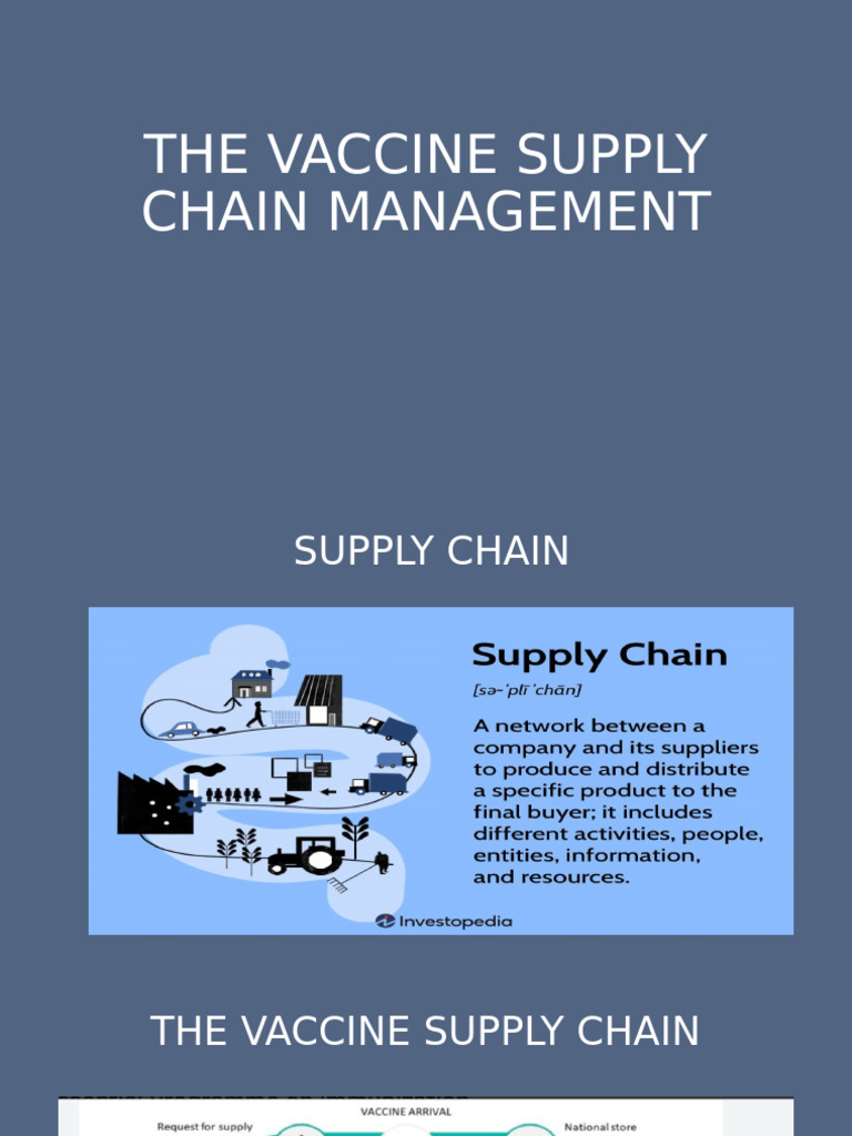5 Vacci Ne Supply Chain Management | PDF | Refrigerator | Vaccines