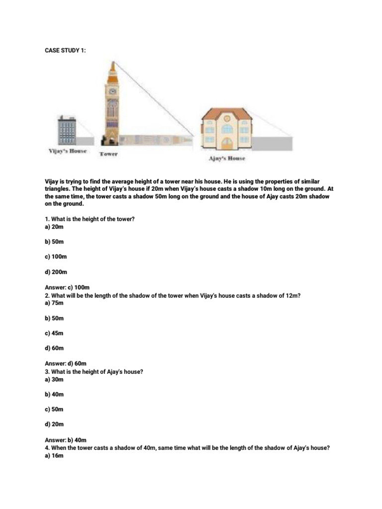 Geometry Case Studies and Solutions | PDF | Elementary Mathematics ...