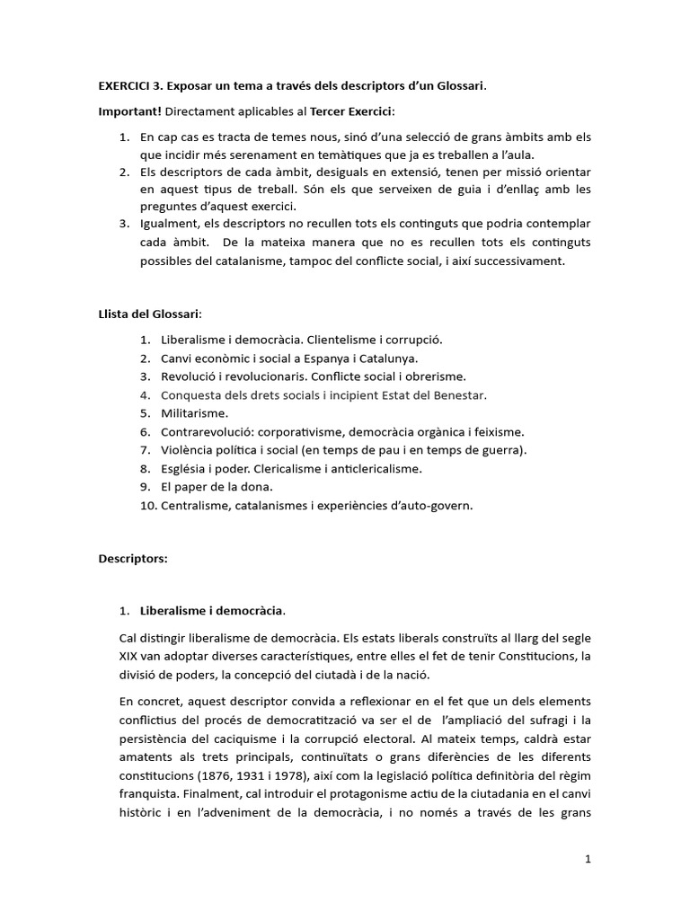02 PAU26 Historia Glossari Ex3 | PDF