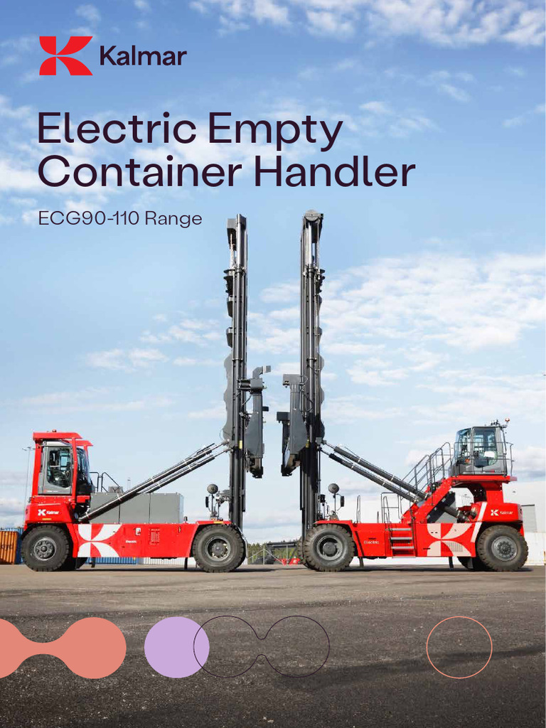 Electric Empty Container Handlers | PDF | Battery Charger | Truck