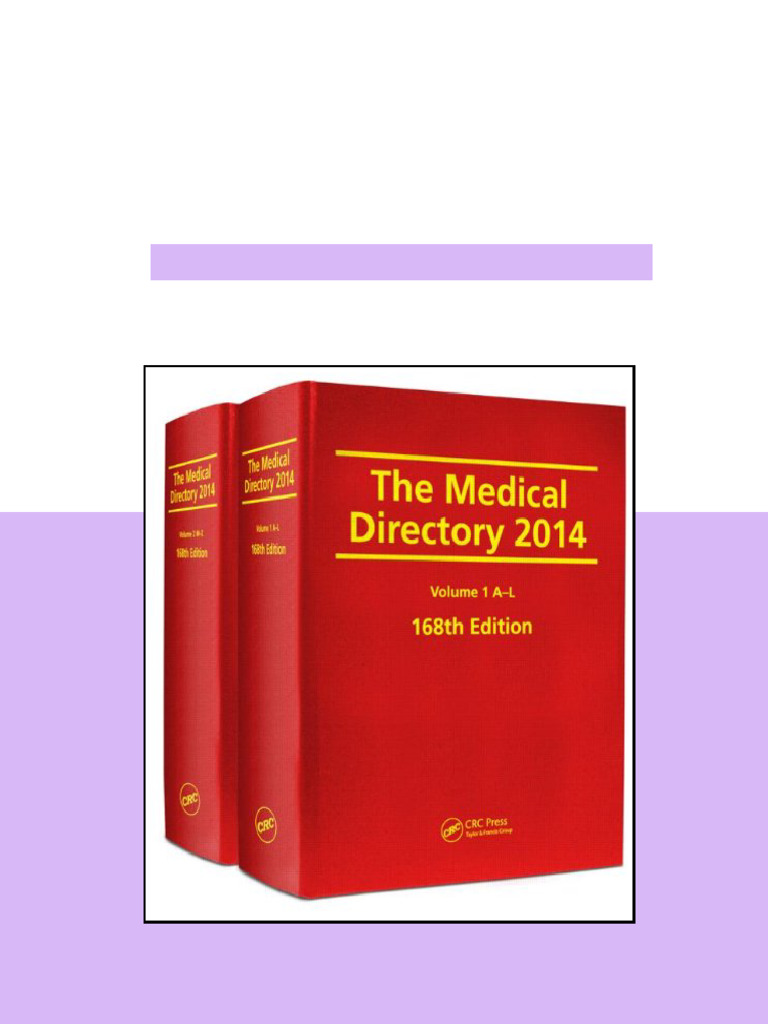 The Medical Directory 2014 168th Edition Brenda Wren - ebook and ...