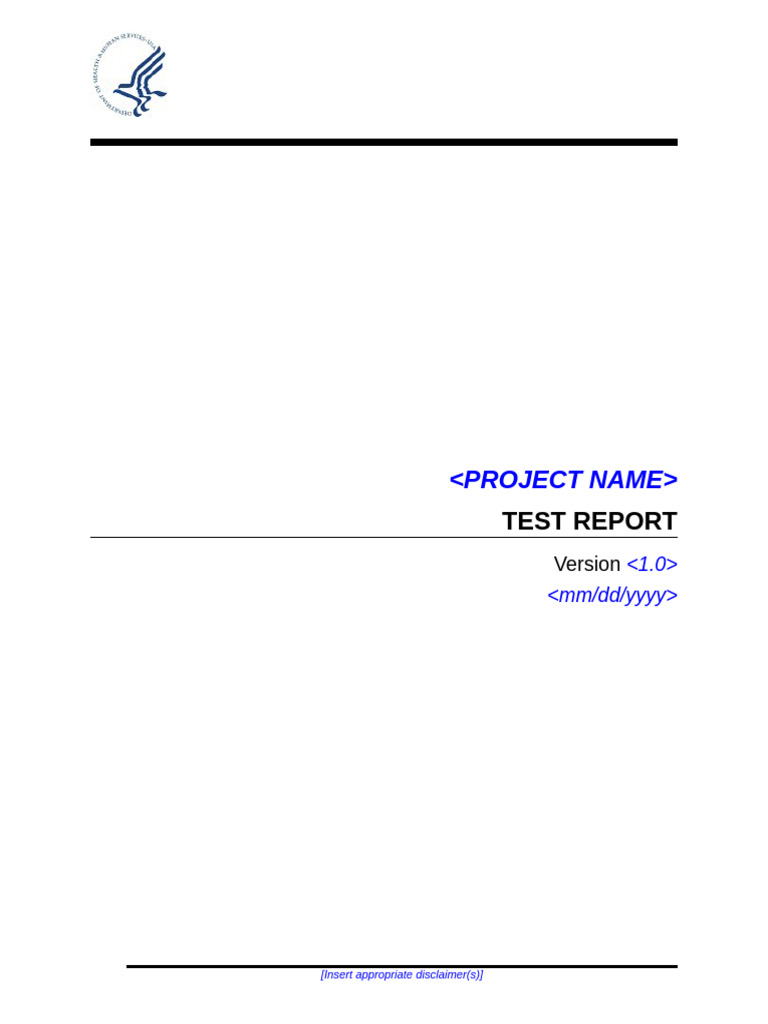 test-reports-template | PDF | Bracket | Computing