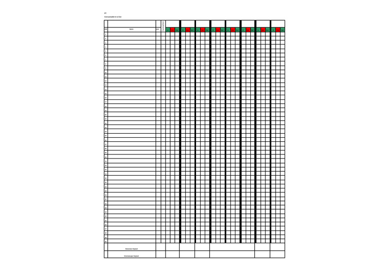 PT Consumable Stock Management Log | PDF