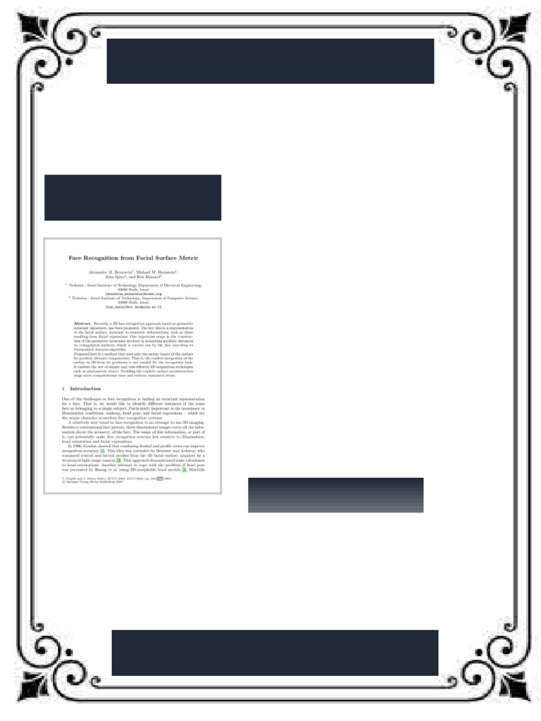 Face Recognition from Facial Surface Metric 1st edition by Alexander ...
