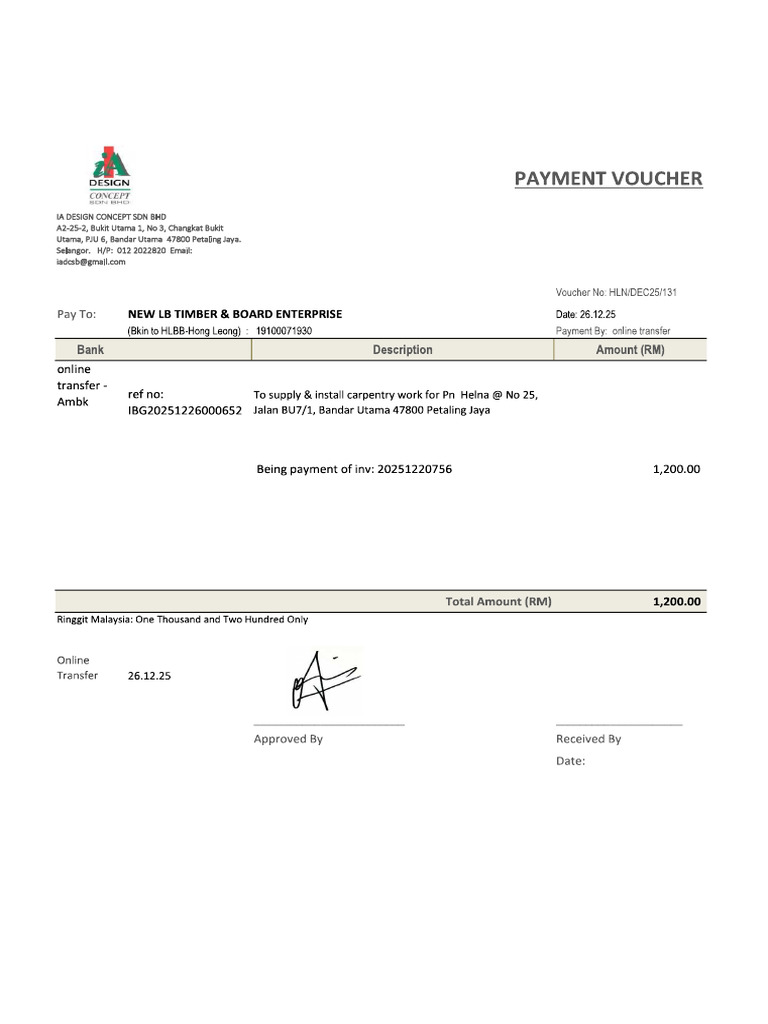 004 Iadcsb Pymtvch New LB Timber & Board Enterprise Inv20251220756 Rm1 ...