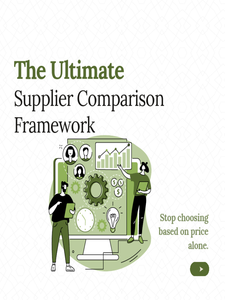 Supplier Comparison Framework Guide | PDF