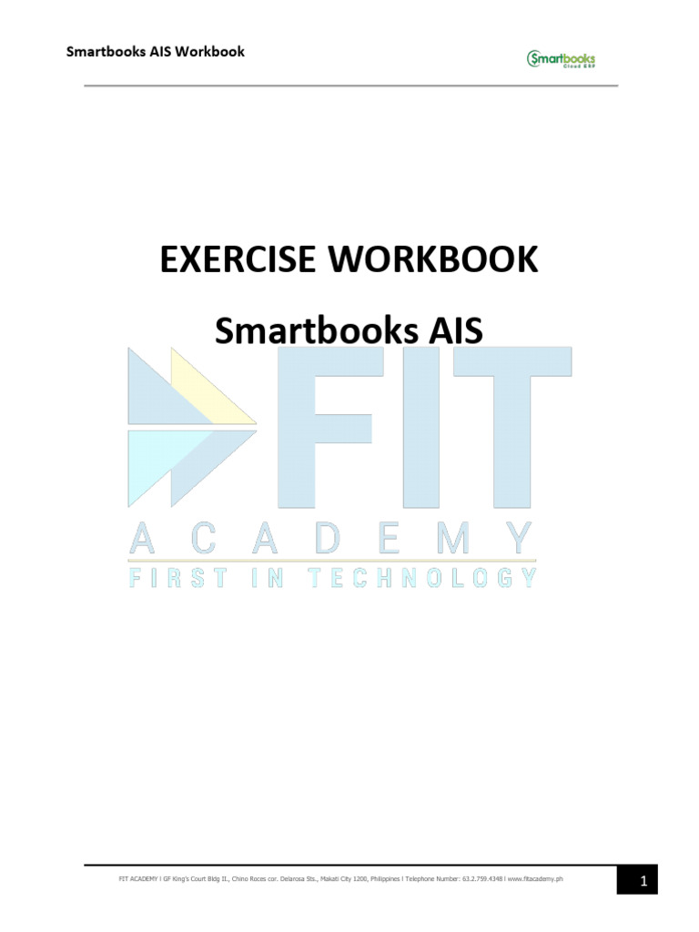 Smartbooks AIS Exercise Workbook | PDF | Cloud Computing | Computing