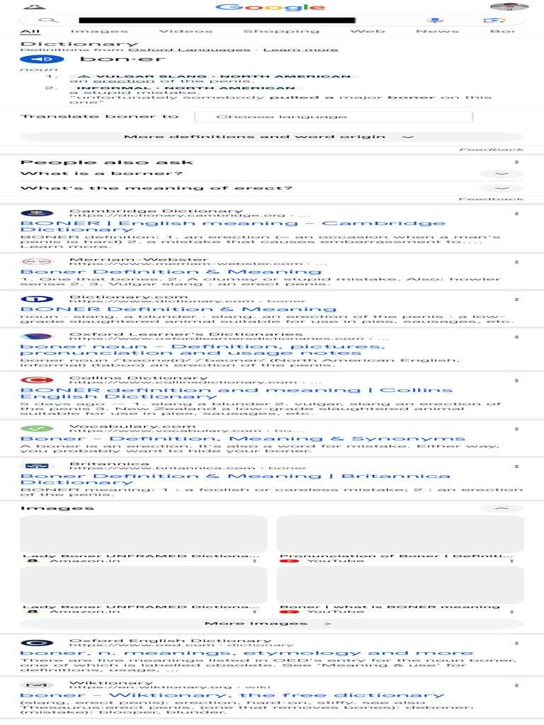 Boner Meaning - Google Search | PDF