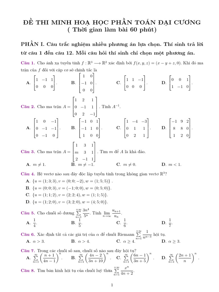 De Minh Hoa Tdc Kct Khud | PDF