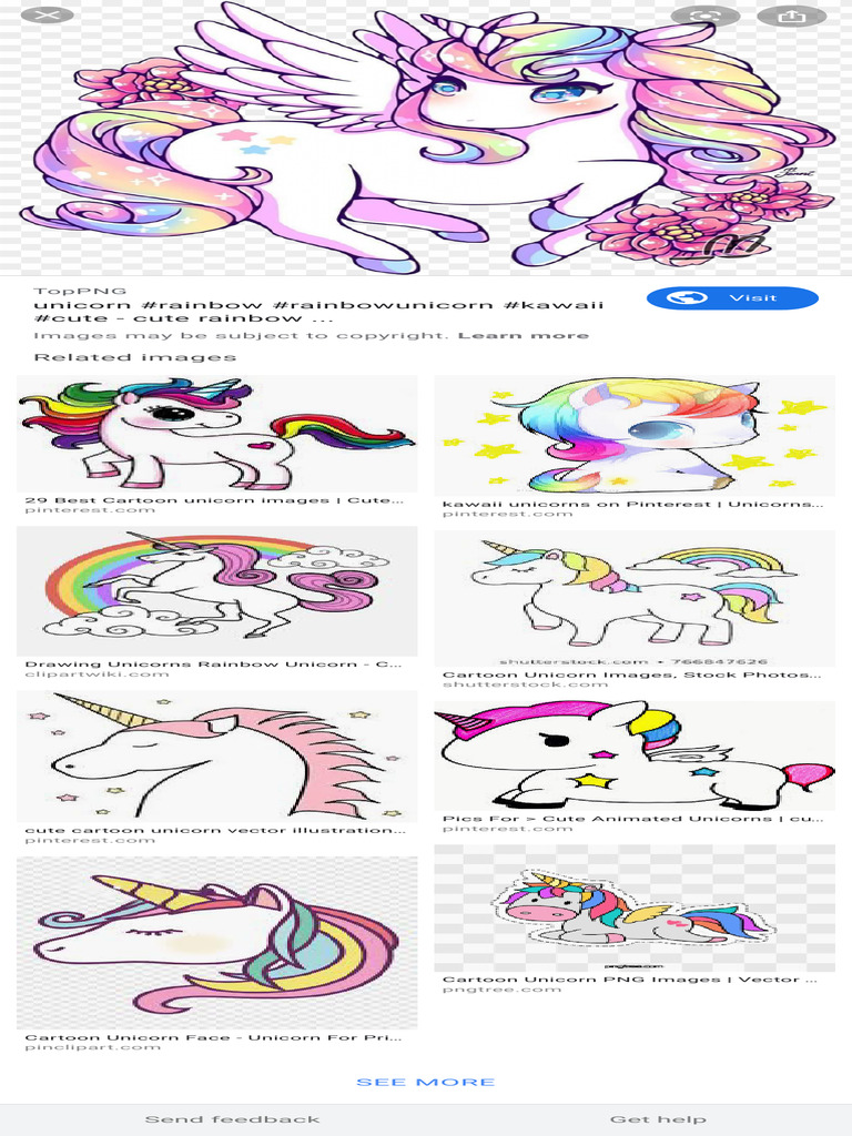 Cartoon Unicorns - Google Search | PDF