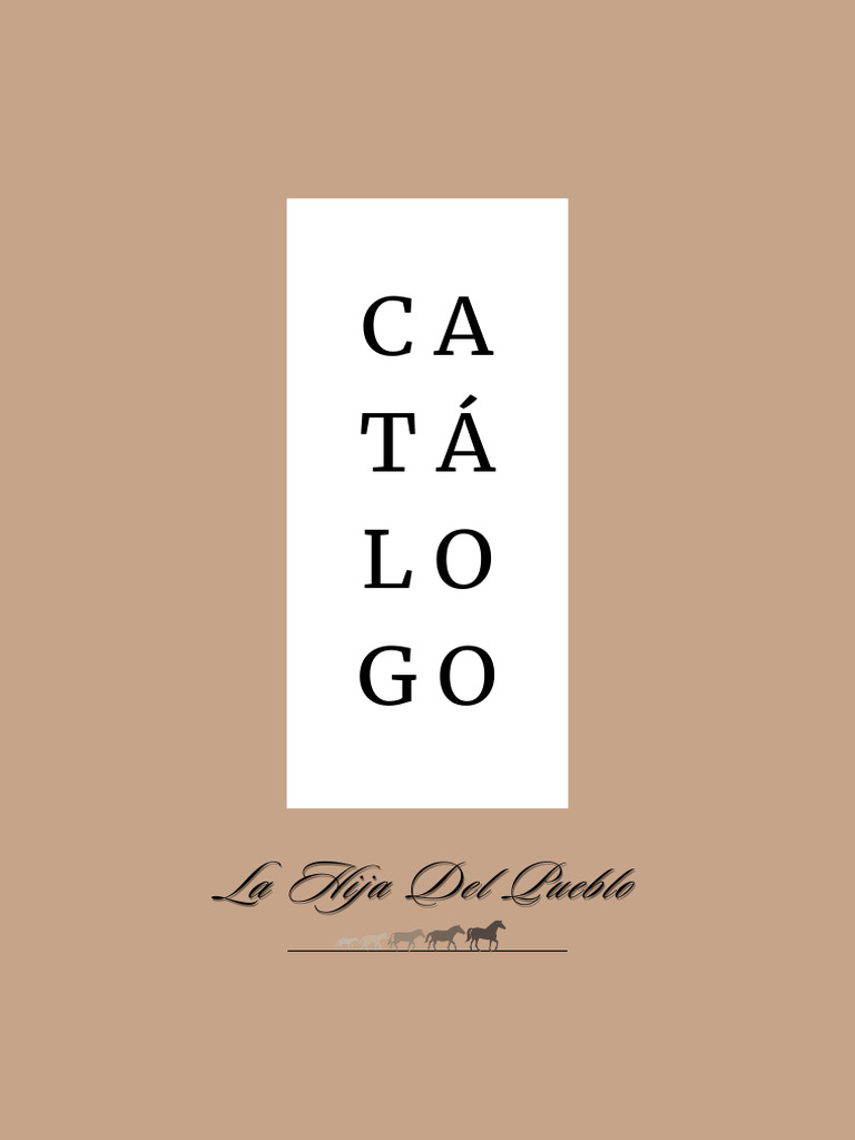 Catálogo Boutique La Hija Del Pueblo .pdf | PDF | Color | Percepción visual