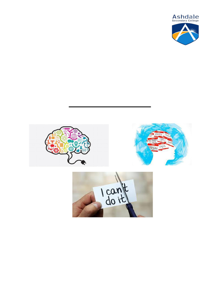 Yr 9 Mental Health Workbook 2025 | PDF | Anxiety | Panic Attack