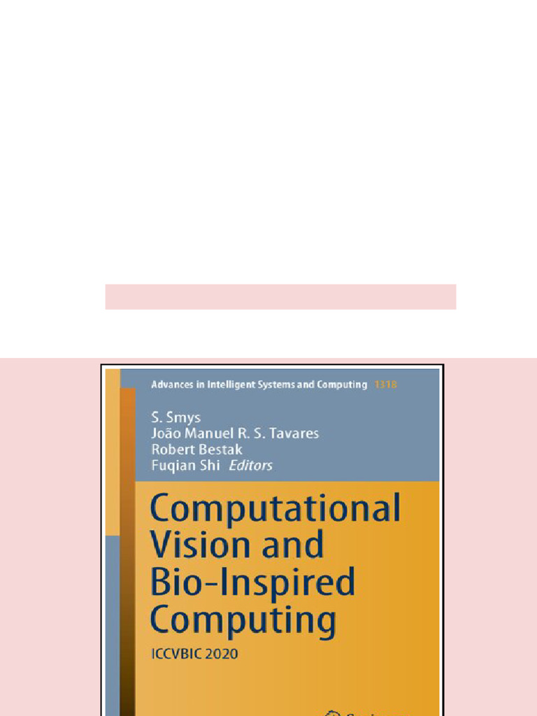 (Ebook) Computational Vision and Bio-Inspired Computing: ICCVBIC 2020 ...