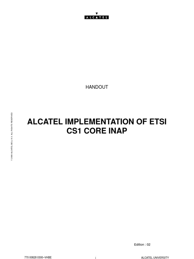 Cs1 Core Inap New | PDF | Parameter (Computer Programming) | Computer Network