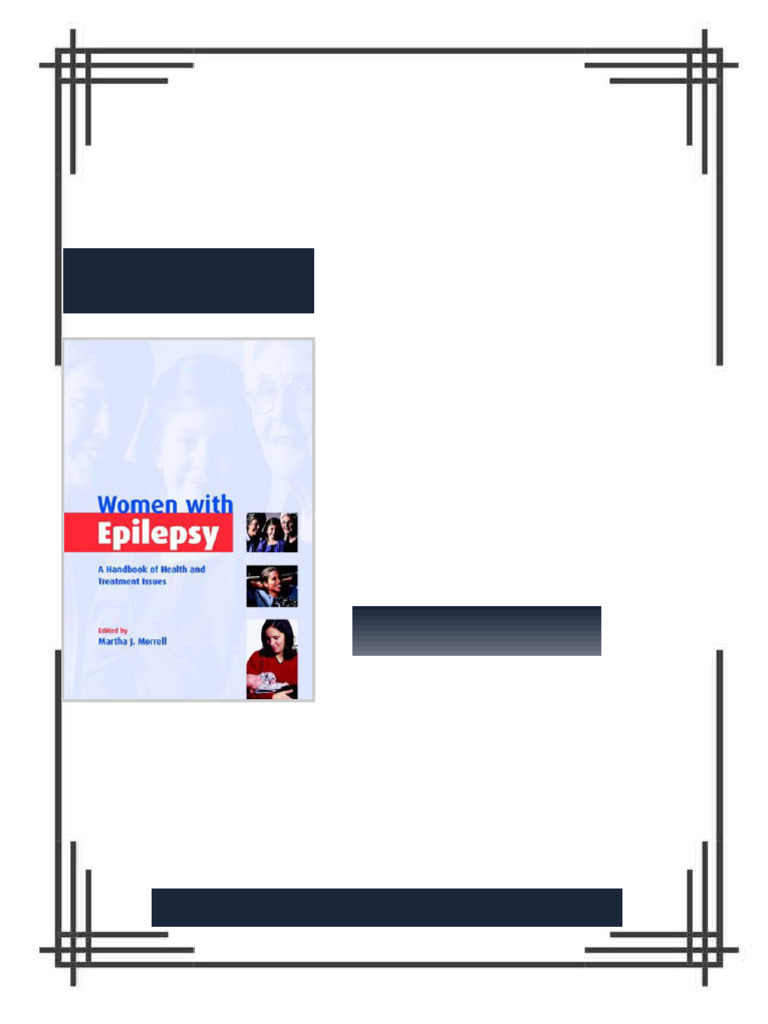 Women with Epilepsy A Handbook of Health and Treatment Issues 1st ...