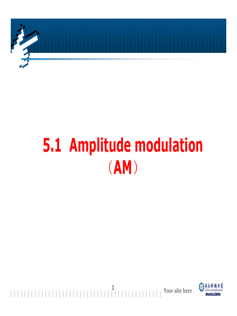 Understanding Amplitude Modulation Concepts | PDF | Spectral Density ...
