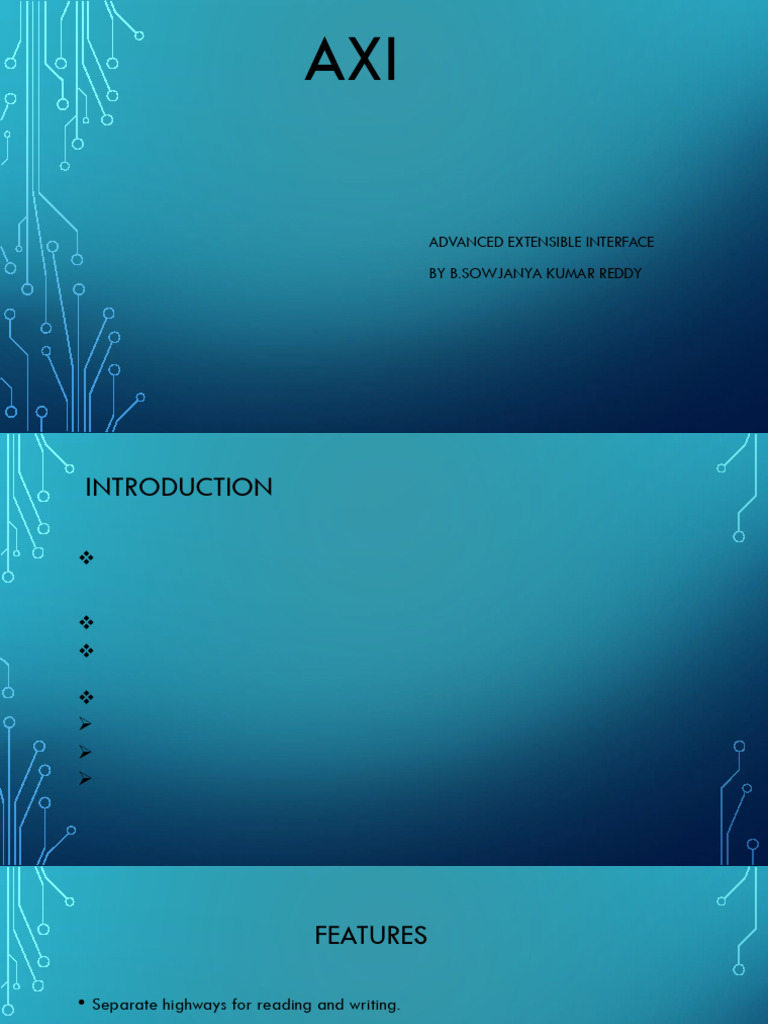 AXI4 | PDF | Computer Architecture | Computing