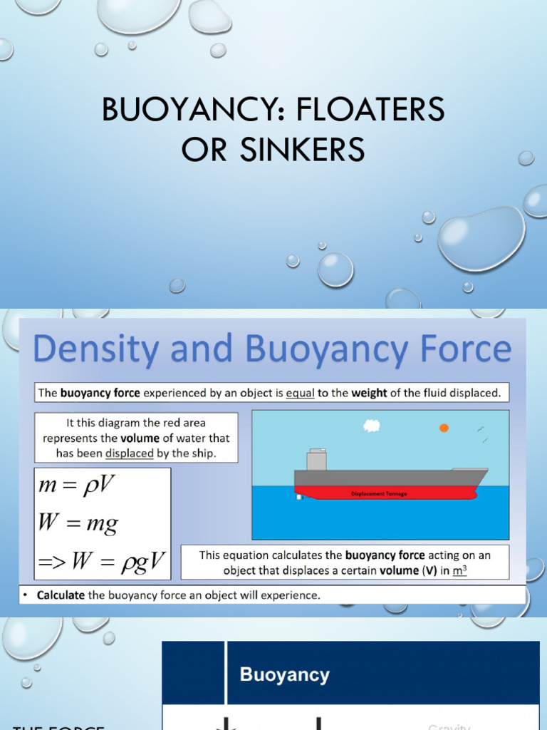 Buoyancy | PDF